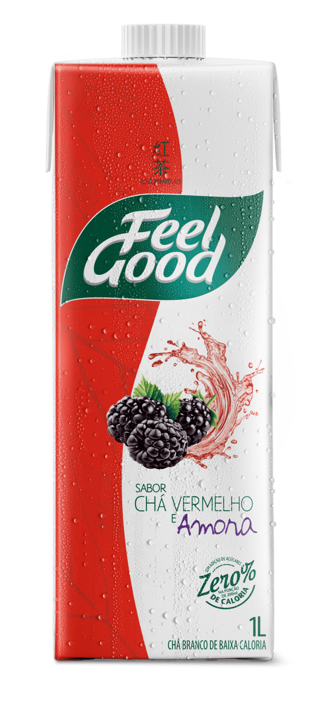 Chá Vermelho Sabor Amora - Feel Good